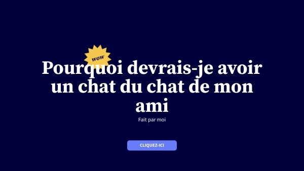 Copie - BASIC DARK PRESENTATION | Genially