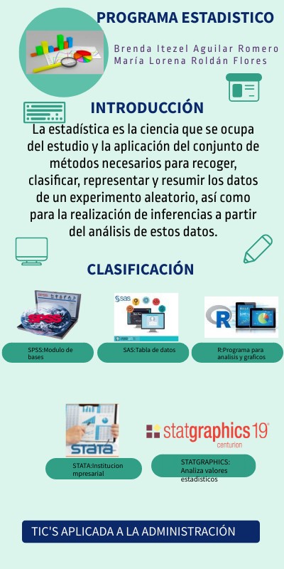 INFOGRAFIA PROGRAMA ESTADISTICO | Genially