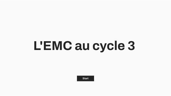 Quiz EMC Cycle 3 | Genially