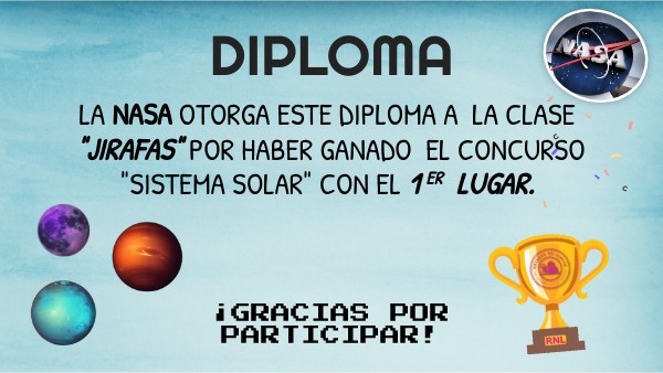 Diploma NASA