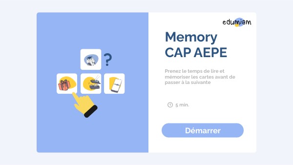 Exercice Memory CAP | Genially