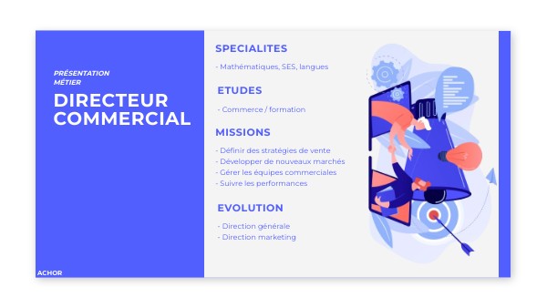 Présentation | Directeur commercial