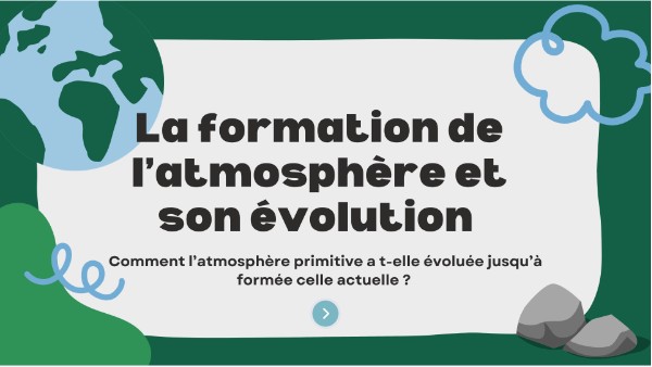 Formation de l'atmosphère | Genially