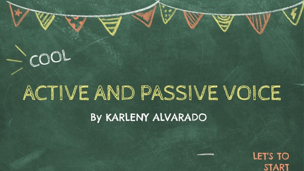 active and passive voice | Genially