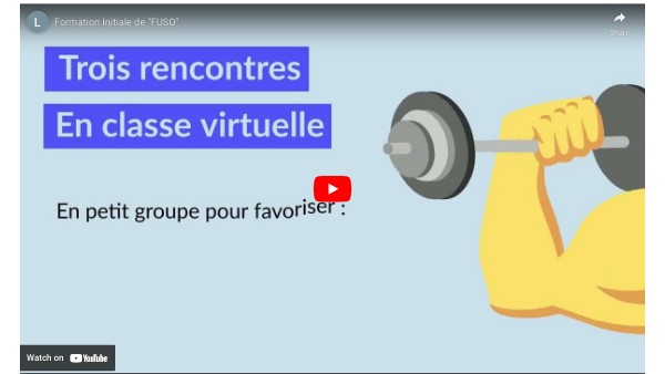 Formation Initiale Fuso Vidéo