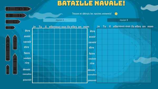 Bataille navale de la conjugaison!!