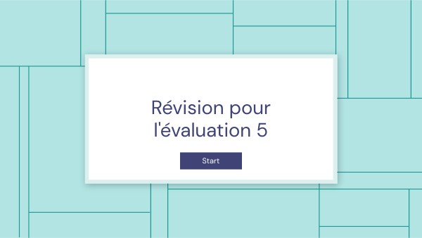 Pratique eval 5 | Genially