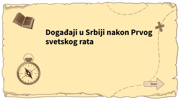 Događaji nakon Prvog svetskog rata