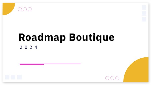 Roadmap Boutique 2024 | Genially
