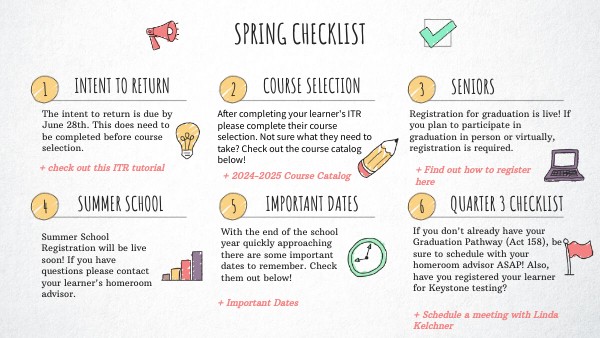 Spring Checklist
