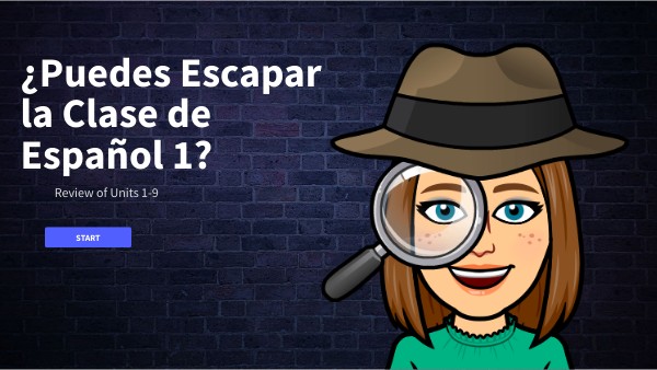 Can You Escape Spanish 1? | Genially