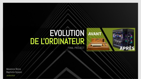 Evolution de l'ordinateur BIMR | Genially