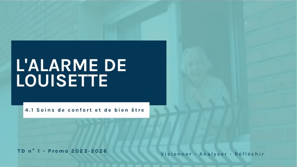 TD (4.1) - L'alarme de Louisette | Genially