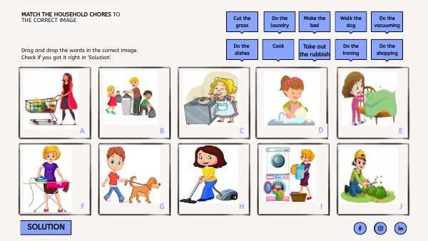 Household chores | Genially