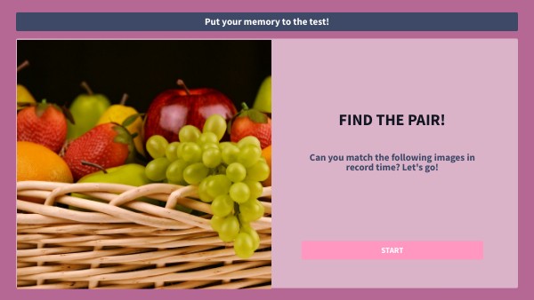 Find the Pair - Memory Game