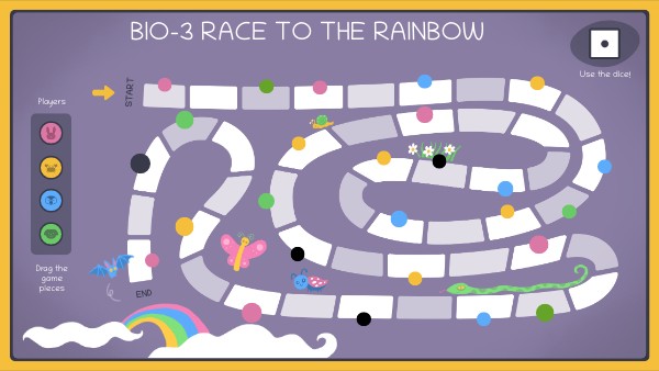Bio-3 Race to the rainbow BOARD GAME