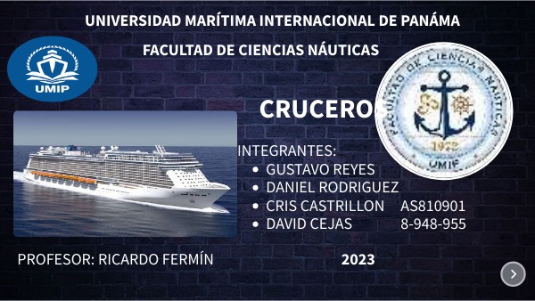 Buque tipo crucero | Genially