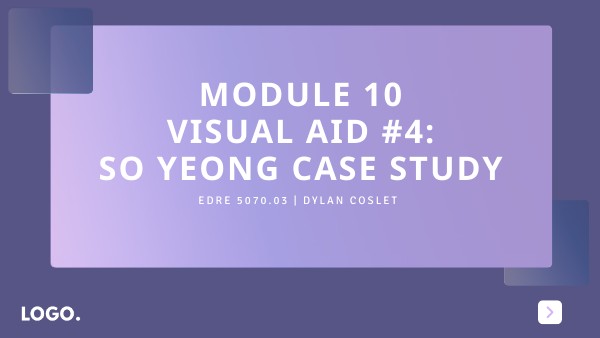 MODULE 10, VISUAL AID 4: CASE STUDY