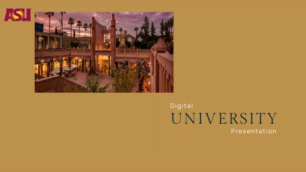 DIGITAL UNIVERSITY PRESENTATION
