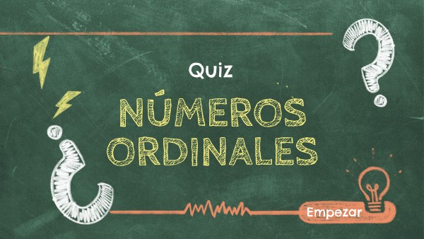 Quiz Números Ordinales | Genially