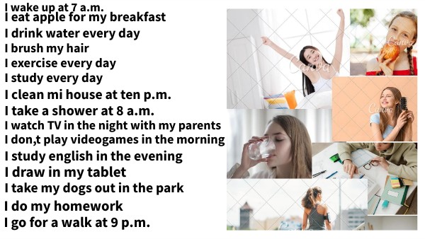 Mi rutina diaria :) | Genially