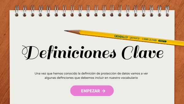 Definiciones clave | Genially