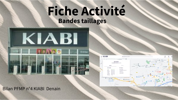 Fiche activité Bandes tailles Kiabi | Genially