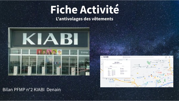 fiche activiter kiabi | Genially