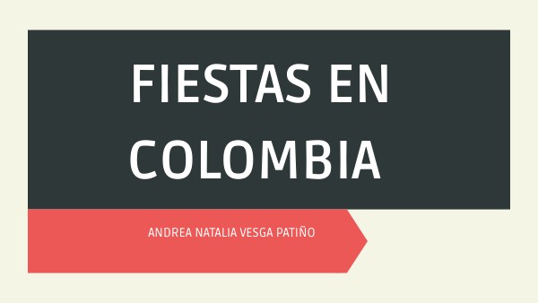 FIESTAS EN COLOMBIA