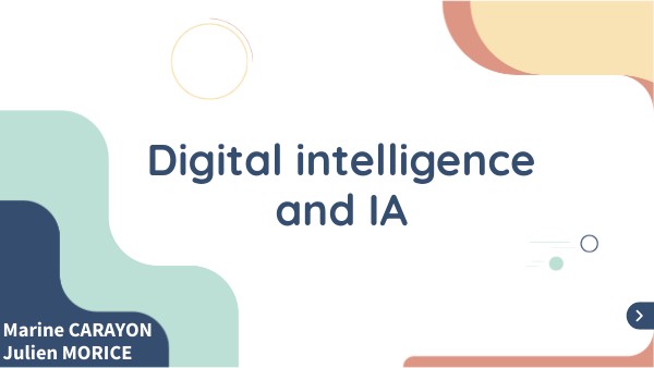 Digital intelligence and IA