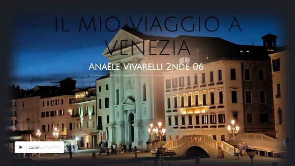 Il mio viaggio a Venezia