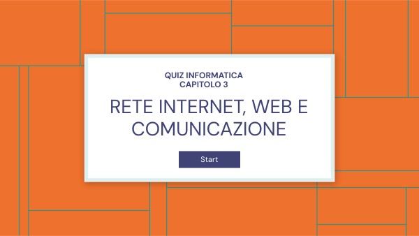 Reti Internet, Web e comunicazione