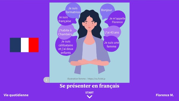 Se présenter en français -introduce oneself in French