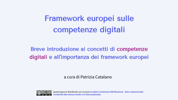 Framework europei sulle competenze digitali | Genially