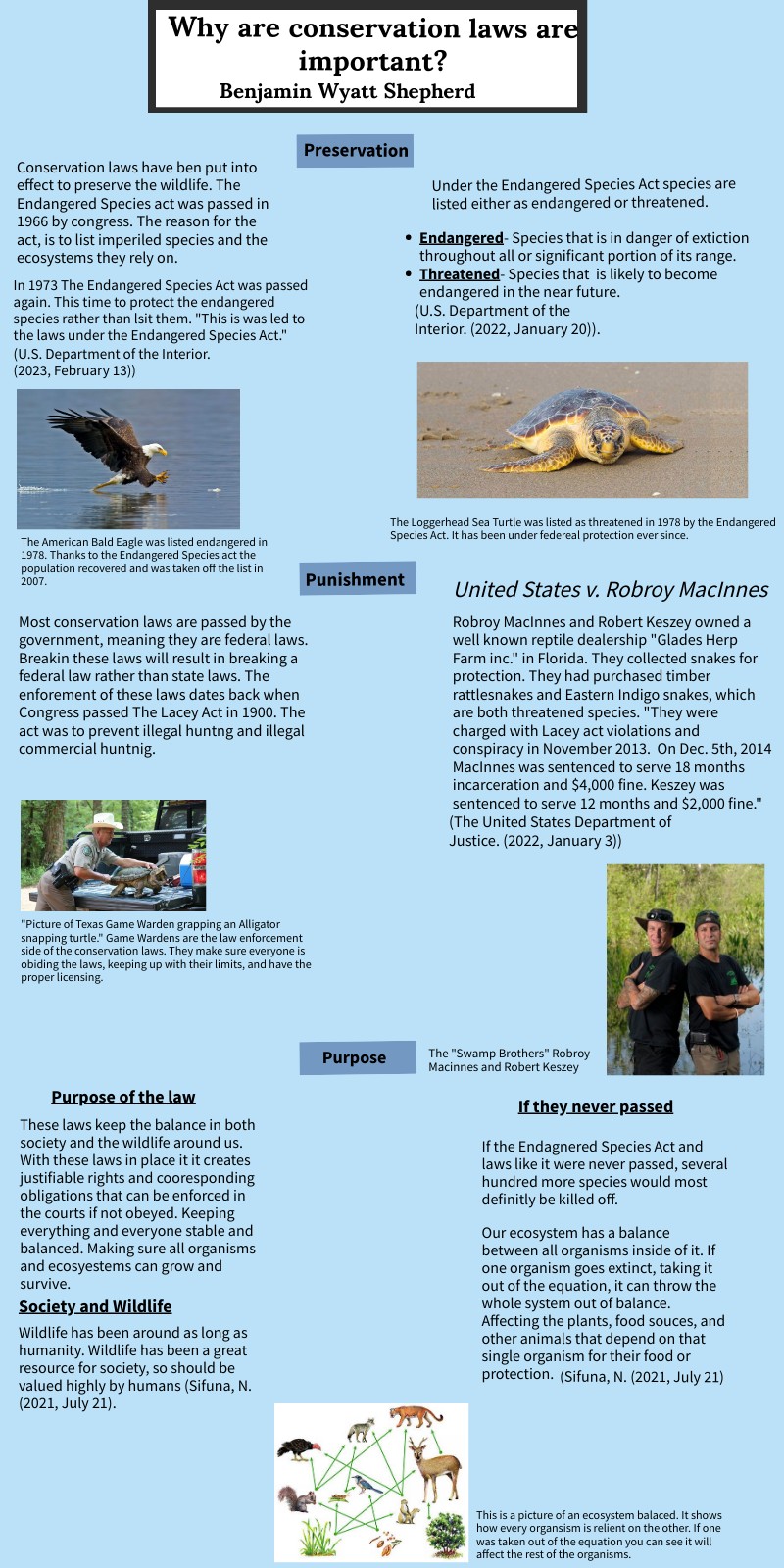 Conservation laws