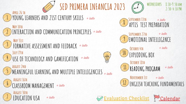 SED 1era infancia - WORKSHOPS | Genially