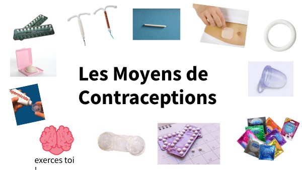 Les moyens de contraceptions | Genially