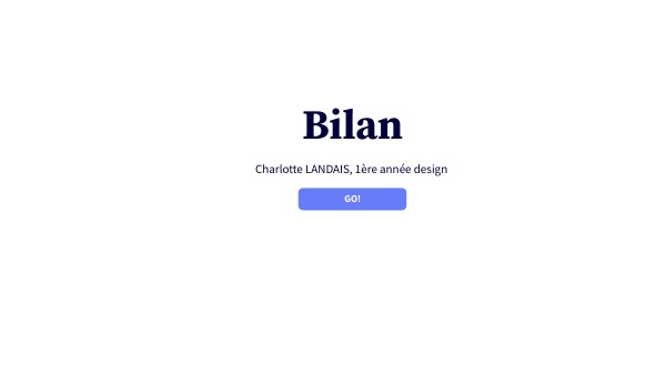 Présentation bilan | Genially