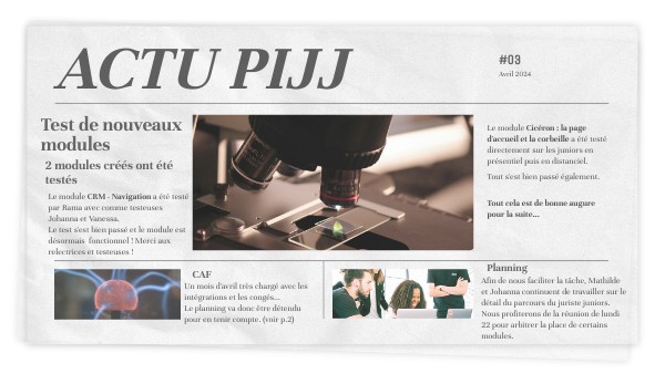 Actu PIJJ n°3