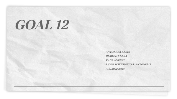 goal 12 | Genially