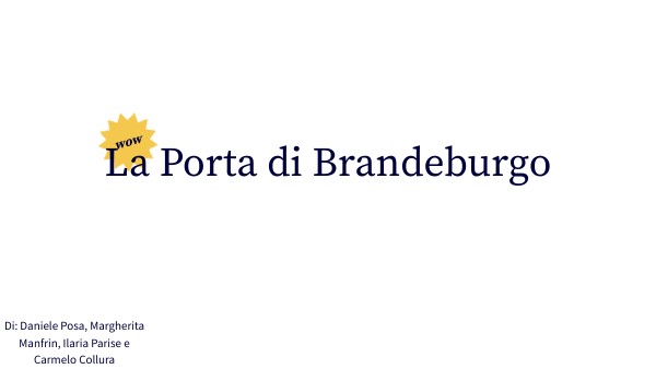 La Porta di Brandeburgo