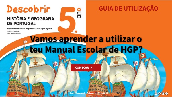 Como aprender a utilizar o Manual Escolar em HGP - 5.º ano | Genially