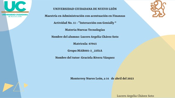 Interacción con Genially