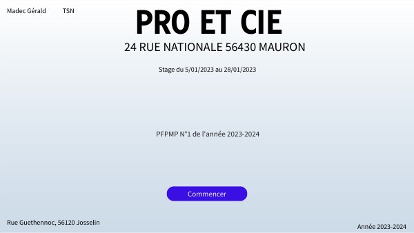 Présentation interactive basique