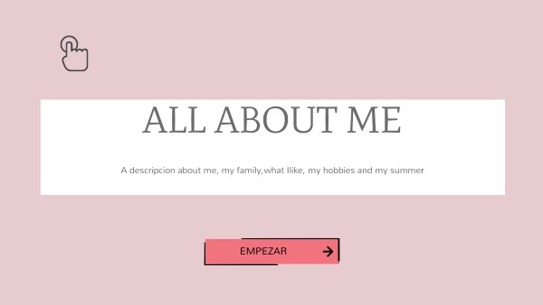 All about me :) | Genially
