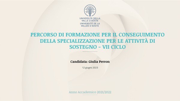 Presentazione Esame finale - Perron | Genially