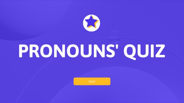 Pronouns quiz