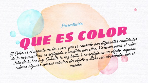 Carlos - colores que nos gustan