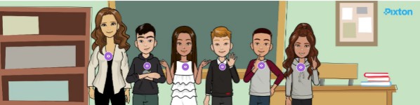 My class photo on PIXTON