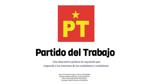 Partido del Trabajo PT